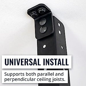 StoreYourBoard 4 x 8 Garage Storage Rack, Ceiling Shelf Overhead Organization, Heavy Duty Steel Platform Holds 700 lbs, 96 in. x 48 in. x 40 in.