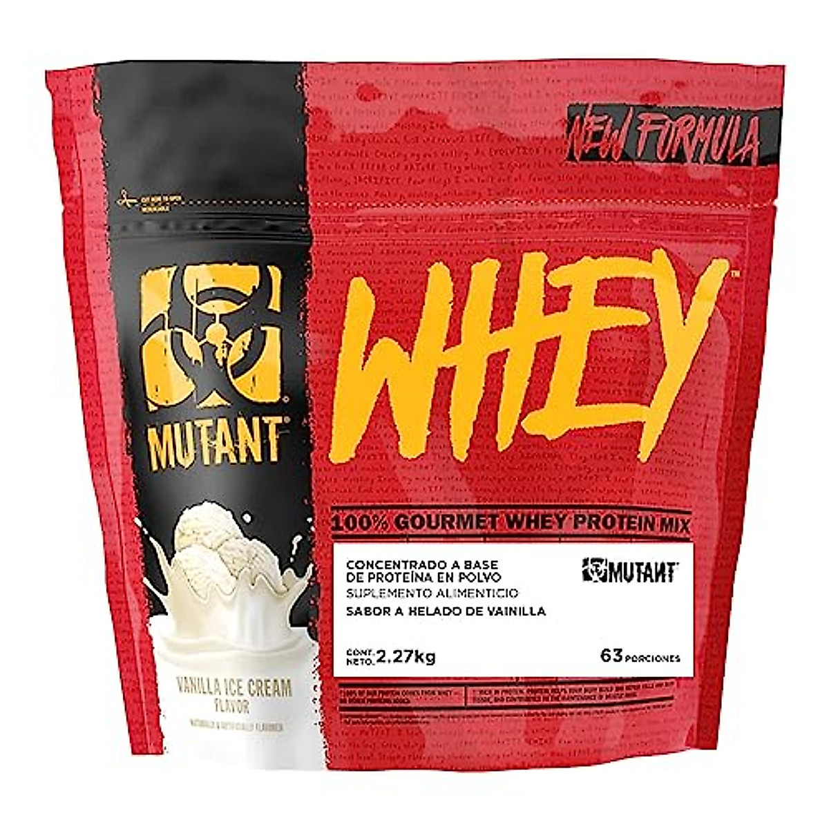 Mutant Whey – Muscle Building Whey Protein Powder Mix in Great Flavors and Enzyme Fortified for Optimum Nutrition, 5 lb – Vanilla Ice Cream
