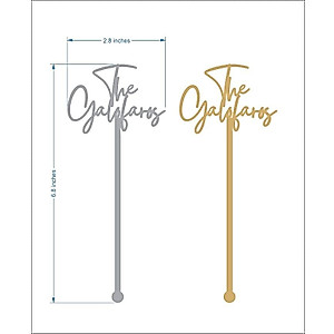 Personalized Name Drink Stirrers, Custom Hand Lettered, Modern Calligraphy Stir Swizzle Stick, Cocktail Bar Accessories, Wedding Table Centerpiece, Bridal shower decor, Party pick, Birthday decoration