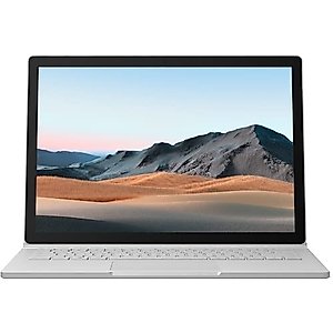 Microsoft Surface Book 3 Laptop, Intel i7-1065G7, 32GB RAM, 512GB SSD, 13.5" PixelSense Display, NVIDIA GeForce GTX 1650 Graphics, Windows 10 Pro, USB Type-C, Wi-Fi 6 Bluetooth 5.0, Platinum (Renewed)