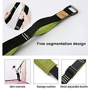 Back bend Assist Trainer - Improve Back and Waist Flexibility, Door Flexibility Stretching Strap, Home equipment for Ballet, Dance, Yoga, Gymnastics, Cheerleading, Splits (rose)