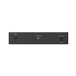 D-Link PoE Switch, 8 Port Ethernet Gigabit Unmanaged Desktop Switch with 4 PoE Ports 68W Budget (DGS-1008P),Black