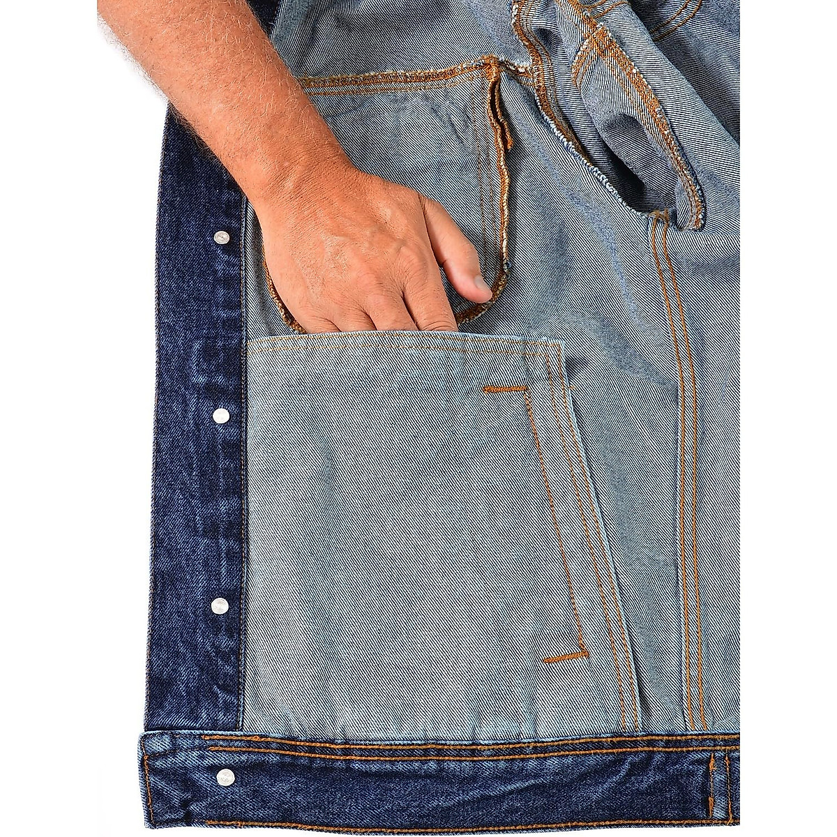 Wrangler Men's Big & Tall Unlined Denim Jacket,Antique Indigo,3XL