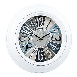 La Crosse Technology 22" Lakeside White Quartz Analog Wall Clock - 404-3056