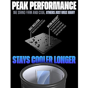 TUNDRA TUB XL Cold Plunge - 115 Gallon Ice Bath for Athletes & Recovery | Cold Therapy Pod includes Cover, Travel Bag, Ice Pack, Pump, Thermometer & Beanie | Recover & Boost Energy | USA Based (TTXL1)