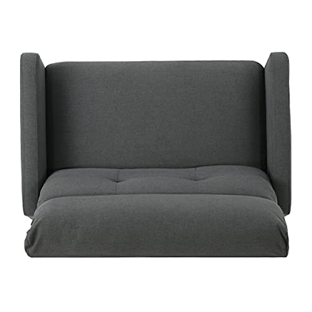 Christopher Knight Home Halima Fabric 2-Seater Recliner, Charcoal