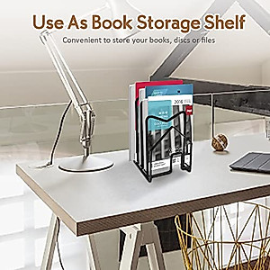 Yummy Sam Pot Pan Lid Organizer Cutting Chopping Boards Rack Pantry Cabinet Stainless Steel Kitchen Counter Cookware Storage Stand Countertop Spoon Dish Rest Holder (Black)