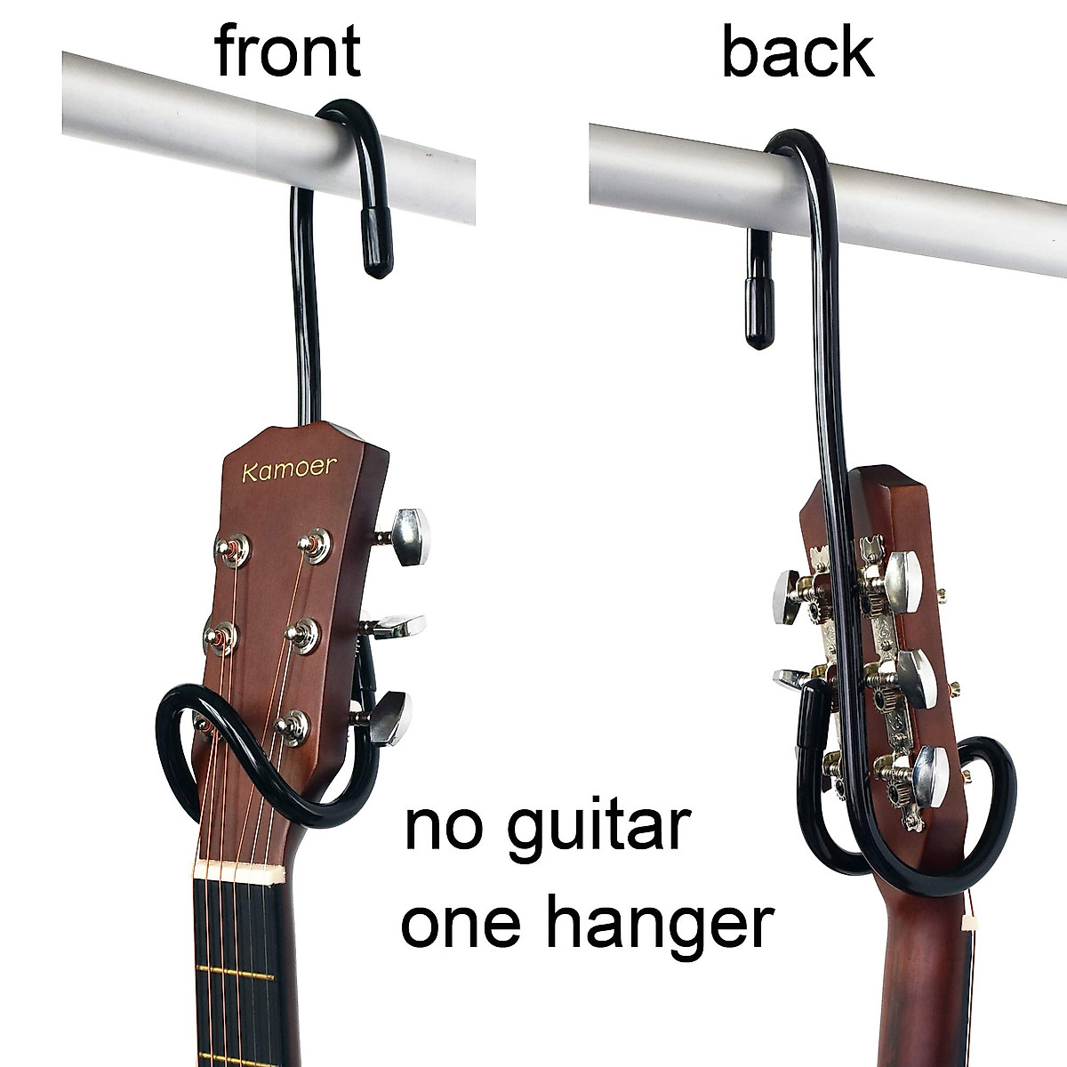 YYST Closet Guitar Hanger Display Rack Guitar Bar Hanger - No Guitar Included