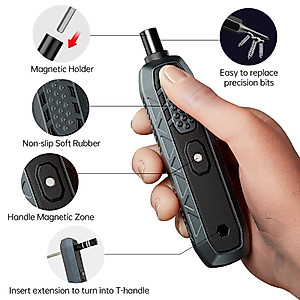 JAKEMY 180 in 1 Precision Screwdriver Set, Computer Screwdriver Kit, Professional Magnetic Repair Tool Kit with Home Drill Bits for Most Laptop, Phone, Xbox, MacBook, Game Console, Modding, DIY