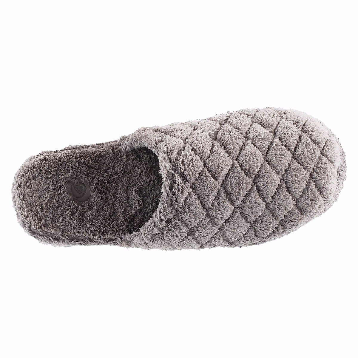 Acorn Women's Quilted Spa Clog Slipper, Grey, 8-9
