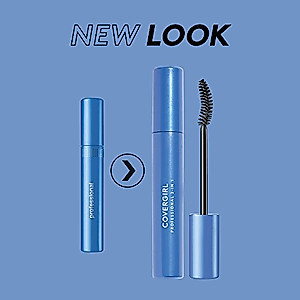 COVERGIRL Professional All-in-One Curved Brush Mascara, Black Brown 210, 0.3 Fl Oz (Packaging may vary)