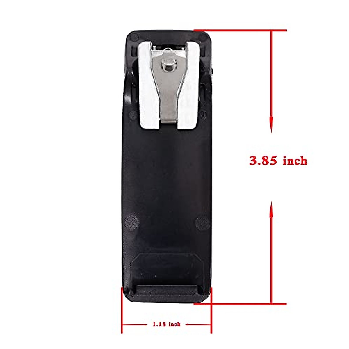 Klykon 6Pack Xpr Belt Clip Compatible for Motorola Radio XPR3300e XPR3500e XPR3500 XPR7550e XPR7580e XPR3000 XPR6550 XPR7550 APX6000 APX8000 APX4000 XPR7350e XPR7580,3.85"