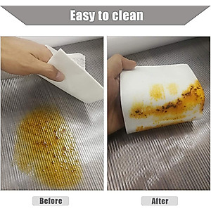 Shelf Liner for Kitchen Cabinets, 17.5 Inches x 20 FT, Non Adhesive Cabinet Liner, Double Sided Non-Slip Drawer Liner, Washable for Kitchen Cabinets, Pantry,Bathroom,Laundry Room, Clear Ribbed