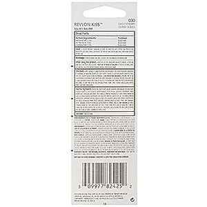 Revlon Kiss Lip Balm, Sweet Cherry 030 .09 oz (Pack of 2)