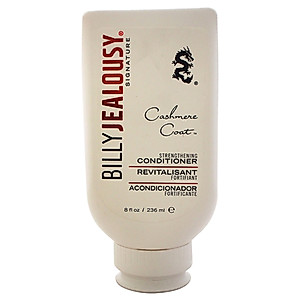 Billy Jealousy Cashmere Coat Hair Conditioner for Men, Strengthening & Hydrating Conditioner Infused with Peppermint, Lemon Fruit & Swertia Extract Ideal for Fine, Thinning Hair, 8 Fl Oz