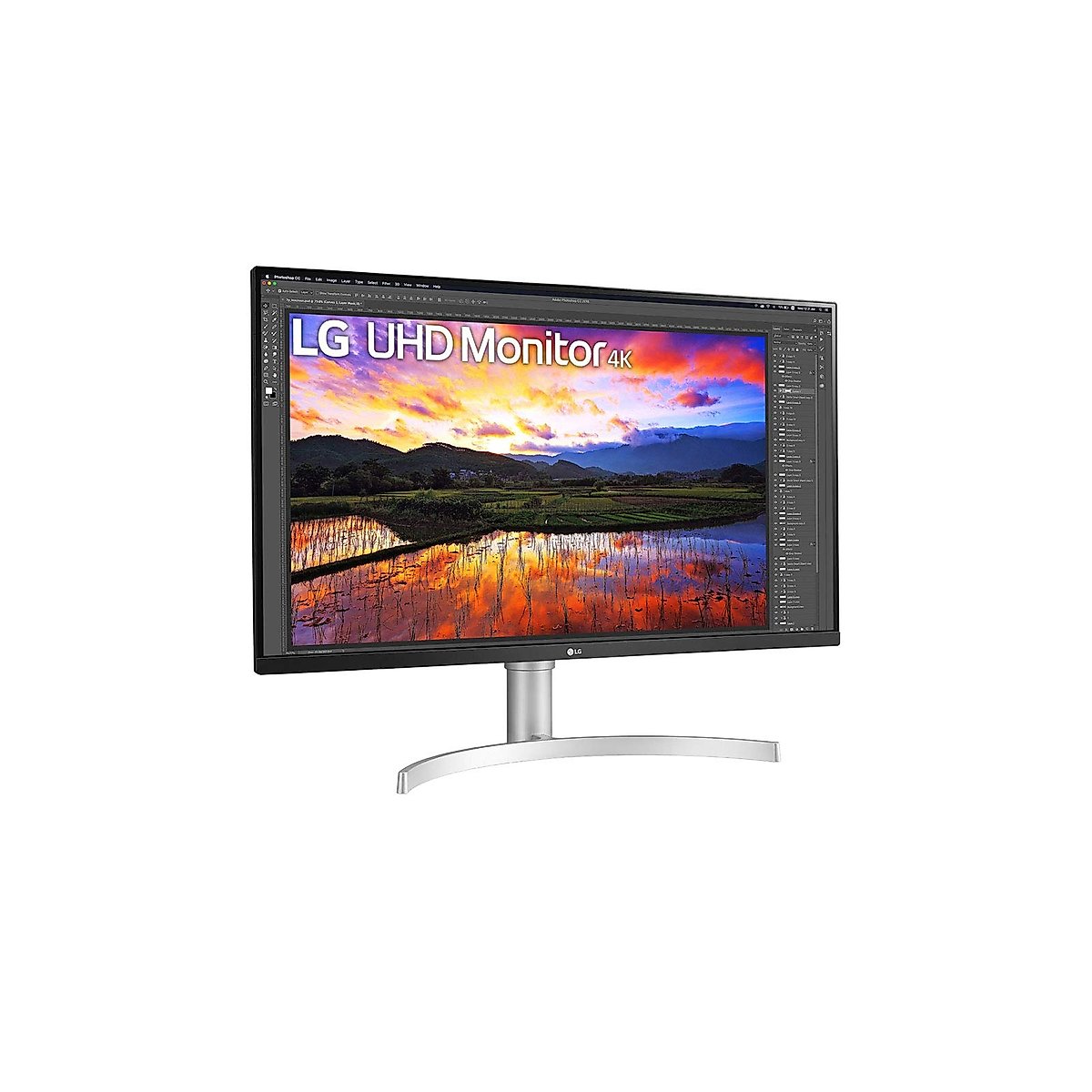 LG 31.5” HDR10 IPS UHD 4K Monitor (3840x2160) with DCI-P3 95% (Typ.), AMD FreeSync, Dynamic Action Sync, Black Stabilizer, MAXX Audio & Ergonomic Design (32BN67U-B)