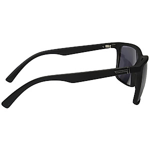 VonZipper Lesmore Sunglasses Matte Black with Wildlife Vintage Grey Polarized Lens