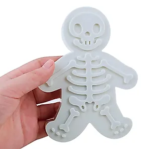 KAISHANE Halloween Skull Gingerbread Men Cookie Cutters Fondant Biscuit Pastry Cutter