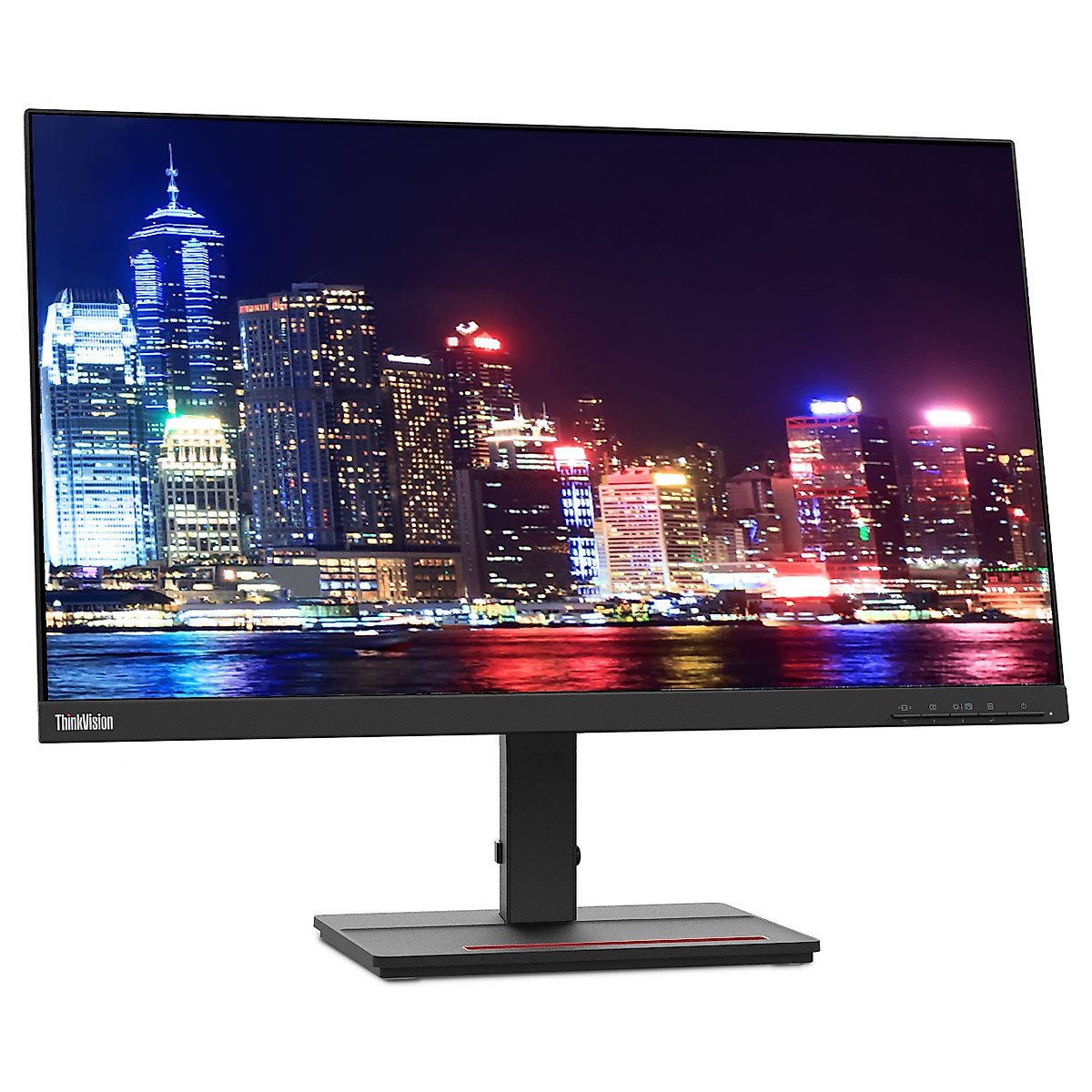 Lenovo ThinkVision S24e-20 23.8" Full HD WLED LCD Monitor 2-Pack Bundle with 1920 x 1080, Vertical Alignment, HDMI-VGA, Raven Black, MK270 Wireless Keyboard and Mouse, Gel Pads, Dual Monitor Stand