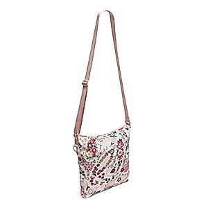 Vera Bradley Women's Recycled Lighten Up Reactive Hipster Crossbody Purse, Prairie Paisley, One Size