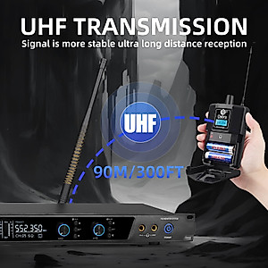 D Debra Bodypack with Earphone Only Suitable for ER-202 & ER-102 Wireless in Ear Monitor System, Can Not Be Used Alone(Only 1 Bodypack)