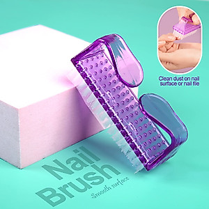 Teenitor Nail Gel Remover Tools Kit with Nail Remover Clips, Nail Remover Pads, Cuticle Oil, Nail Brushes, Nail File Buffer Block, Cuticle Peeler, Cuticle Pusher