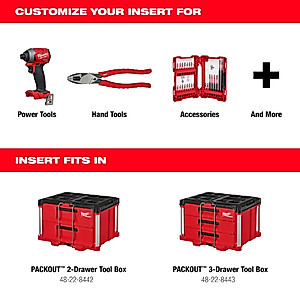 Milwaukee 48-22-8452 Customizable Foam Insert for PACKOUT Drawer Tool Boxes