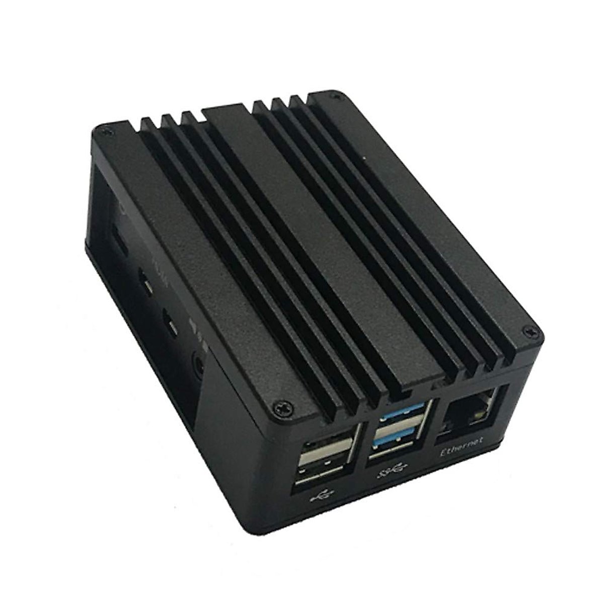Metal Aluminium Case Chassis Box with Cooling Fan for Raspberry Pi 4 Model B