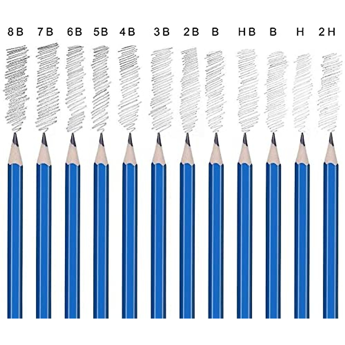 ZZWOND Drawing Pencils For Artists,72 Piece Kit Sketch Pencils and Colored Pencils Art Set - Ideal Gift for Beginners & Pro Artists Drawing Art, Sketching, Shading & Colouring