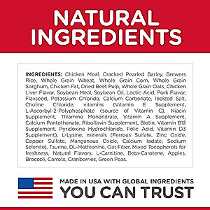 Hill's Science Diet Dry Dog Food, Adult 7+ for Senior Dogs, Small Bites, Chicken Meal, Barley & Brown Rice Recipe, 5 lb Bag