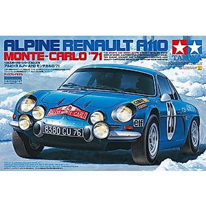 Tamiya 300024278 1:24 Renault Alpine A110 ‘71 Monte Carlo, Blue