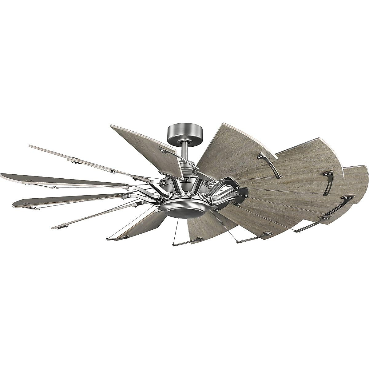 Progress Lighting P250000-081 Springer Ceiling Fans, 60 in, Nickel