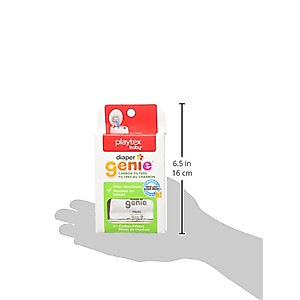Diaper Genie Playtex Carbon Filter Refill Tray for Diaper Pails, 4 Count