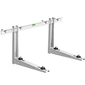 JEACENT Outdoor Wall Mounting Bracket for Ductless Mini Split Air Conditioner Heat Pump Systems, Universal, 7000-18000 Btu Condenser