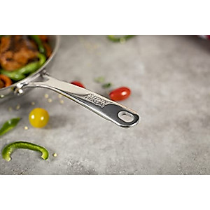 KUHN RIKON Allround Oven-Safe Induction Uncoated Frying Pan, 28 cm, Stainless Steel, Silver