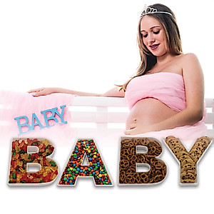 10" Reusable Plastic Box Form Tray Display for Treats, Charcuterie, Cake Pop, Candy, Charcuterie Box, Custom Charcuterie Letters Fillable - Reusable Letter Box - (White Plastic, A)