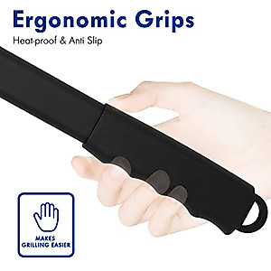 Newmeto Pizza Peel, 12 Inch Perforated Pizza Peel, Professional Aluminum Pizza Paddle, Restaurant Grade, Long Handle non-stick metal pizza peel, Lightweight accessories for outdoor pizza oven