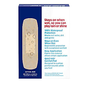 Band-Aid Brand Water Block Flex Adhesive Bandages, All One Size, 20 Count