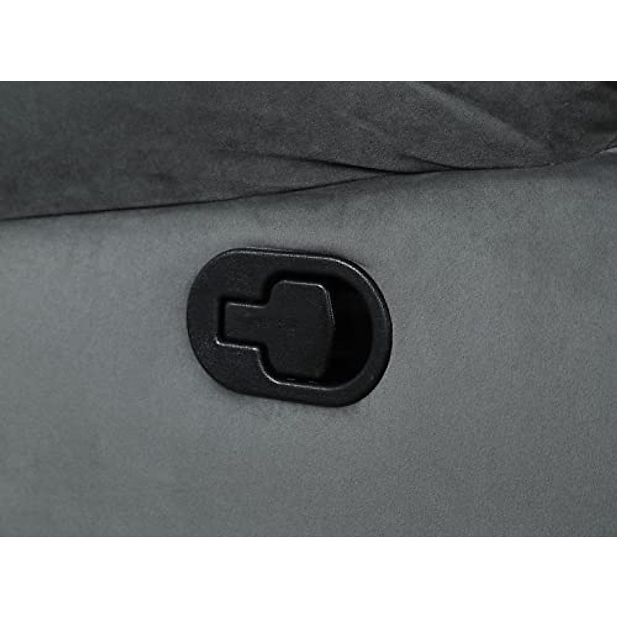 Blackjack Furniture Elton Microfiber Reclining Modern Living Room Loveseat, Sofa, Gray