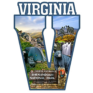 Shenandoah National Park Virginia Capitol V Fridge Magnet
