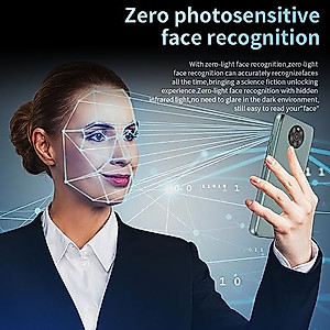 Yunseity Ultra Slim Unlocked Smartphone, Mate50 5.45 Inch 1080 * 2320 Full Screen Cellphone, for Android12 Mobile Phone 4GB RAM 32GB ROM 5MP 8MP Cameras, MTK6580M CPU, 4800Mah Battery (Green)