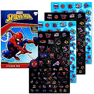 Marvel Shop Spiderman Lunch Bag Set For Kids, Toddlers, Preschool ~ 5 Pc Bundle With Marvel Superhero Lunch Box, 16.5oz Water Bottle, Stickers, And More | Avengers School Supplies