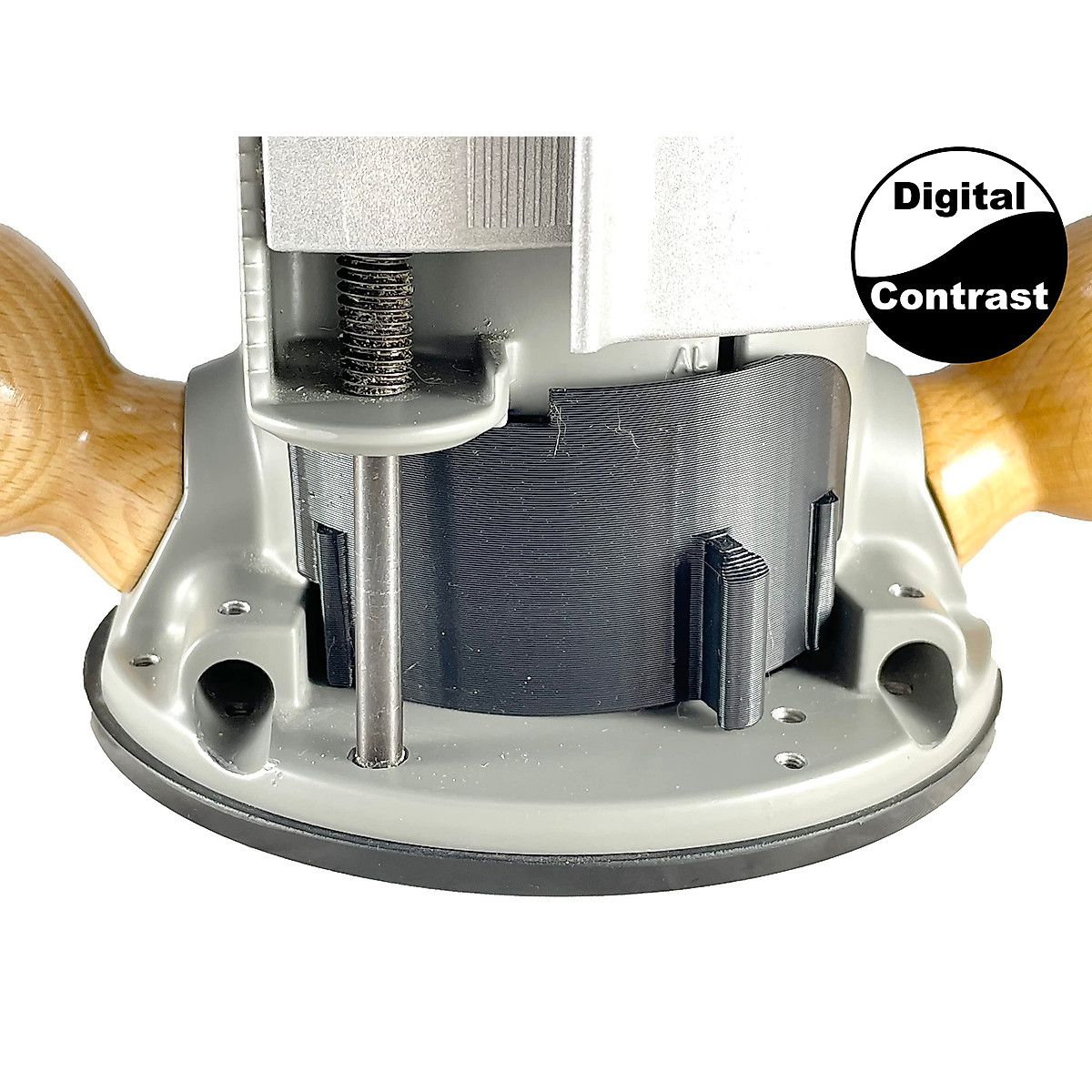 DigitalContrast Dust Port, fits Bosch 1617EVS Fixed Base RA1161 Router, to 2.5" flex hose