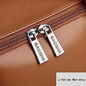 Leather Backpack for Women Travel Backpack Purse Small Cute School College Backpack for Girl BP-29 (Brown)