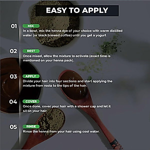 1 Pack Of Auburn Henna Hair & Beard Color/Dye 100 Grams - Natural Hair Color, Plant-based Hair Dye - The Henna Guys