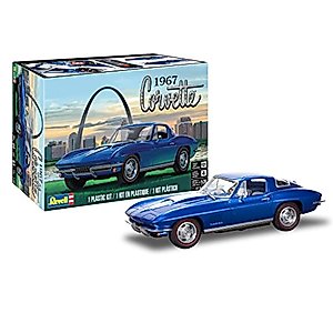 Revell 85-4517 1967 Corvette Coupe Model Car Kit 1:25 Scale 116-Piece Skill Level 4 Plastic Model Building Kit