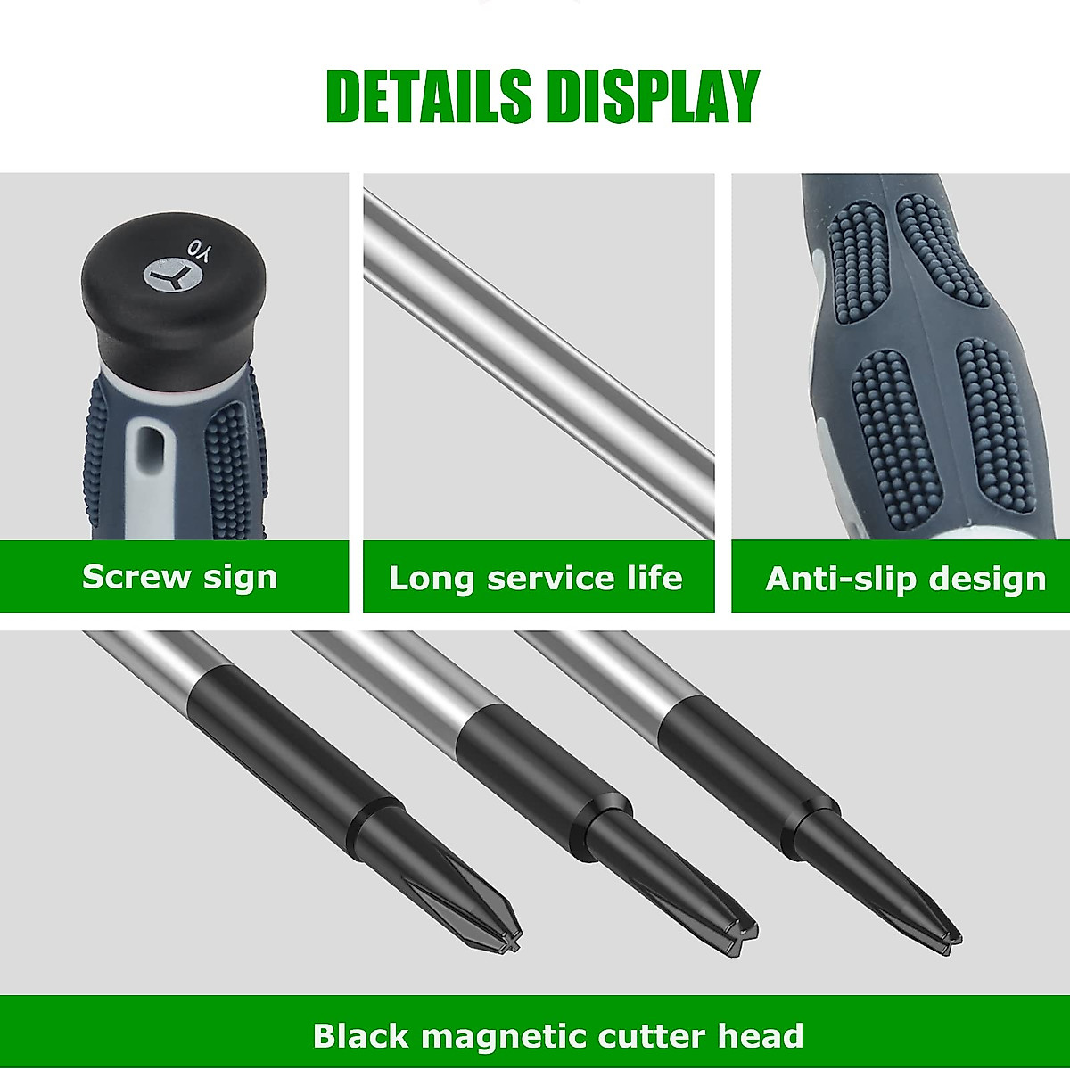 Triwing Screwdriver for Nintendo Switch Repair, Mellbree Tri Winged Screwdriver Y0 Y00 PH00 Screwdriver Repair Tool Set Compatible with Nintendo Switch Console Joy Con Controller 3DS Wii/Wii U