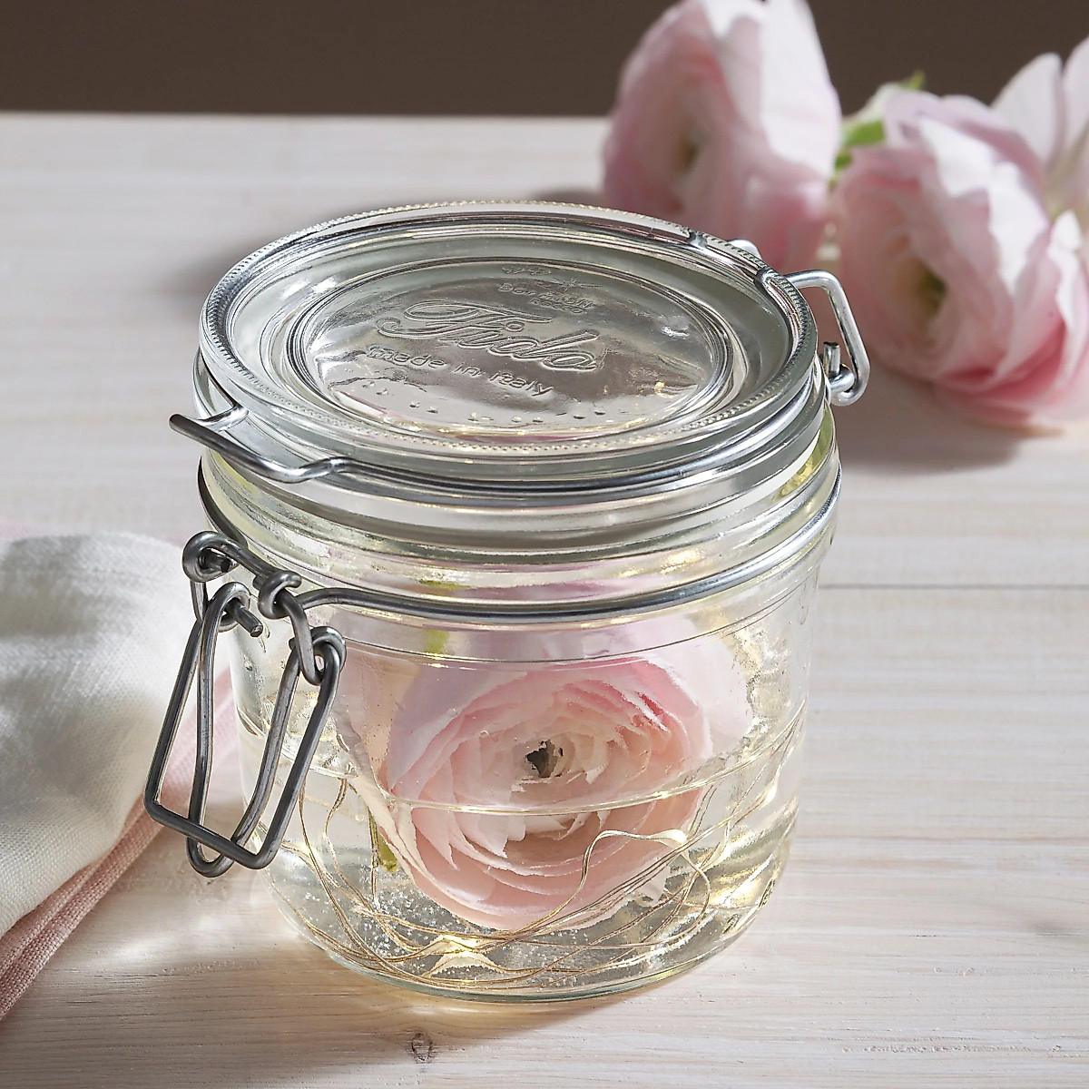 Bormioli Rocco 1234 Fido Clear Jar, 6.75 Oz, 6.75 Ounce