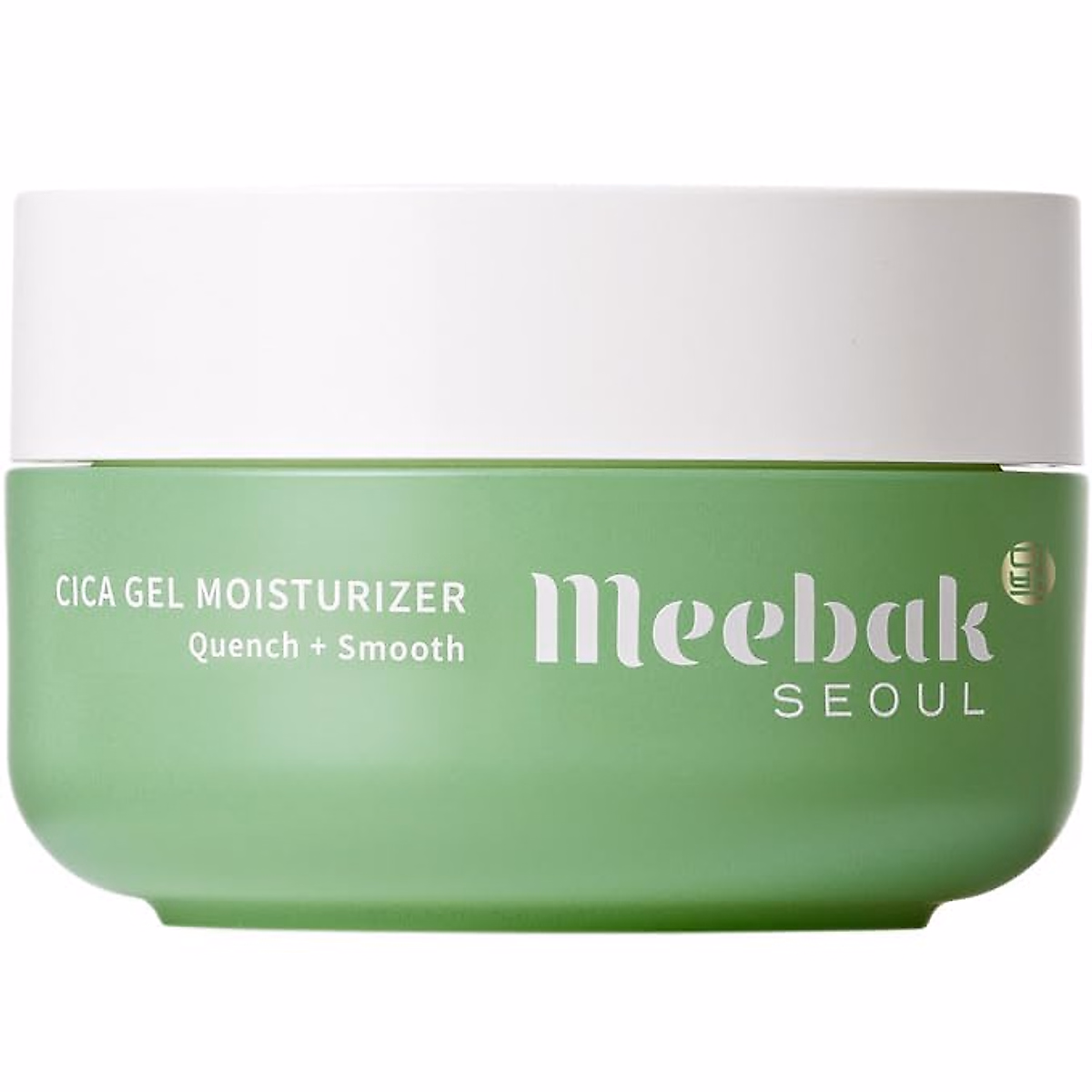 Meebak Cica Gel Face Moisturizer with Vegan Collagen, Hyaluronic Acid, Korean for Hydrating, Anti Aging, Dry Skin, Sensitive Skin, Day and Night Face Cream, 1.69 fl oz
