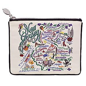 Catstudio New Jersey Zip Pouch - Natural | 5" x 7"